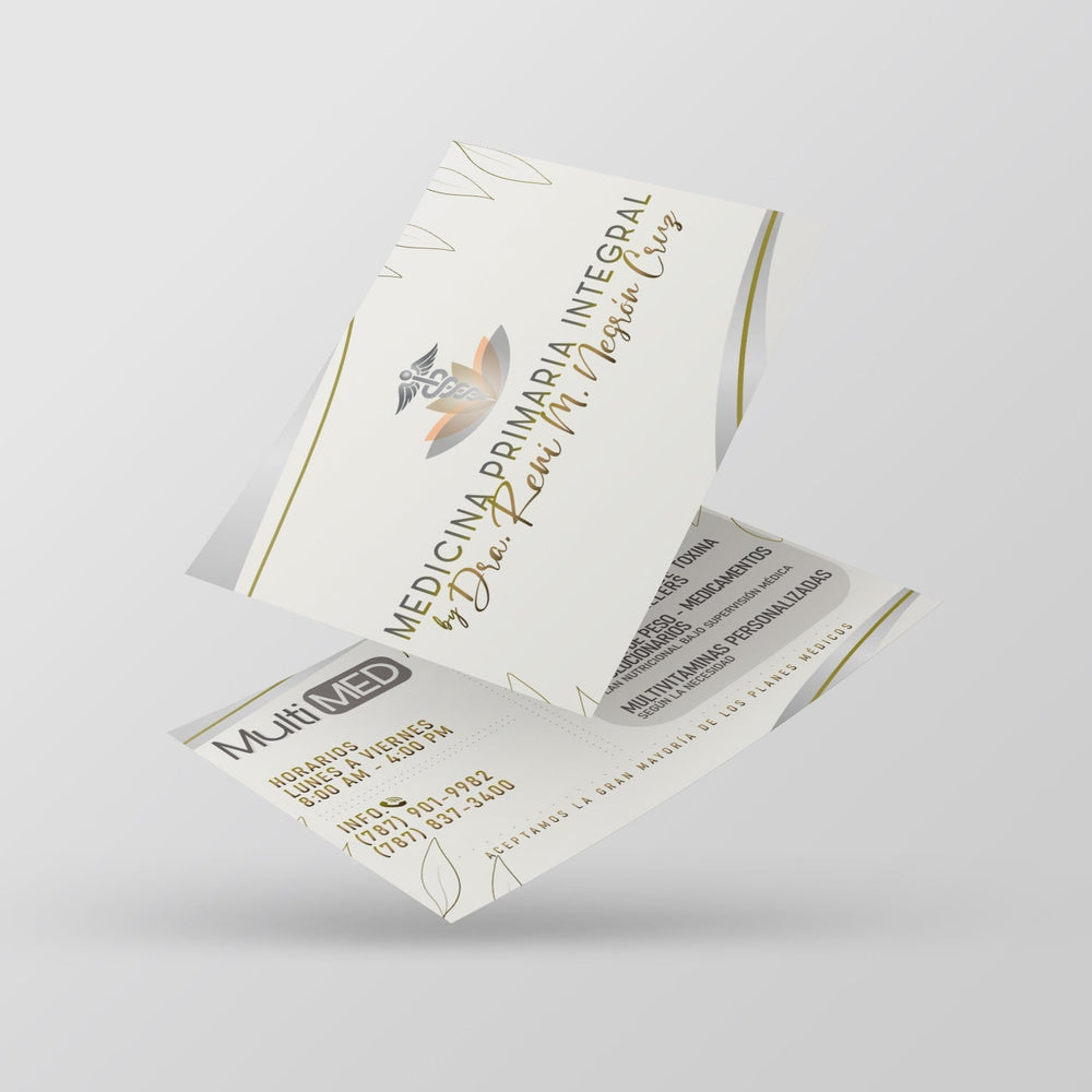 Flyers 4" x 6" Full Color (Cartón / 2 Lados)